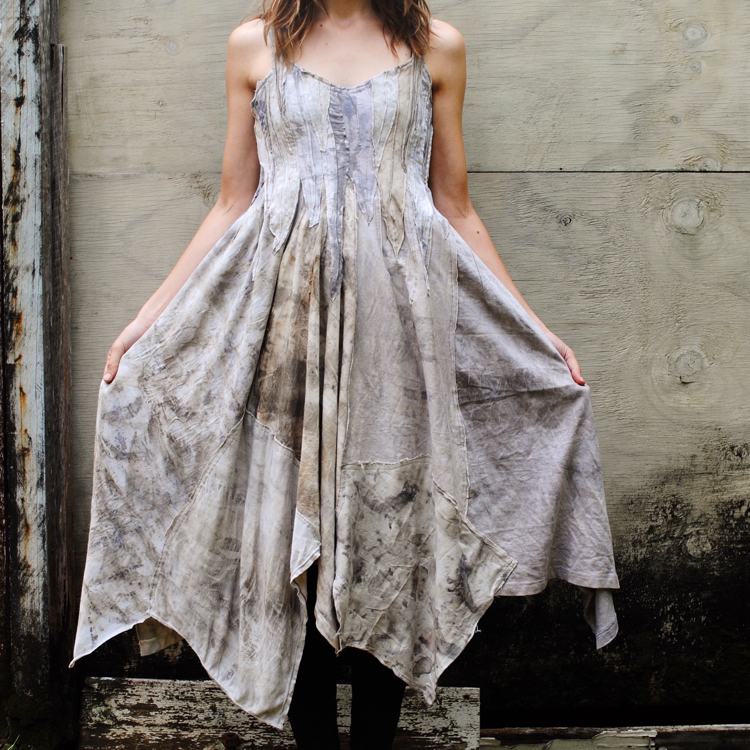 Tattered post-apocalyptic dress – Gumnut Magic