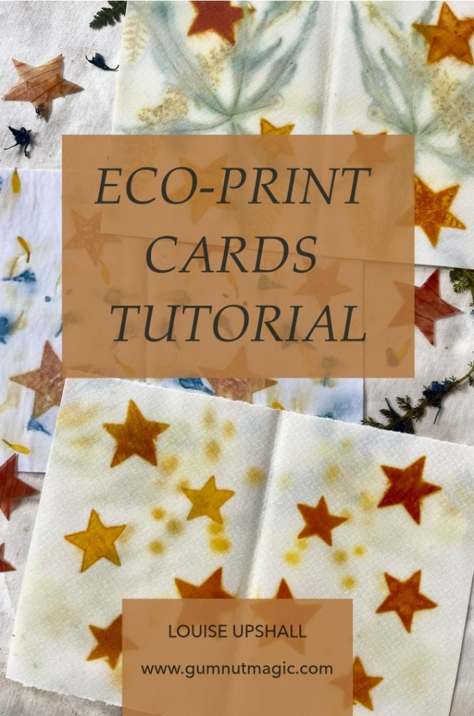 Eco-print cards tutorial – Gumnut Magic